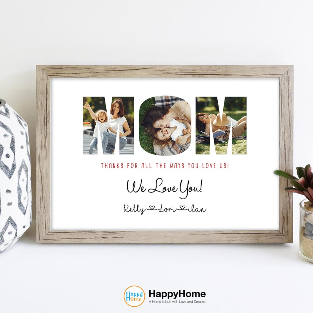 Personalized Quote for Mom Art Print Mother's Day Gift for Mom Canvas ...