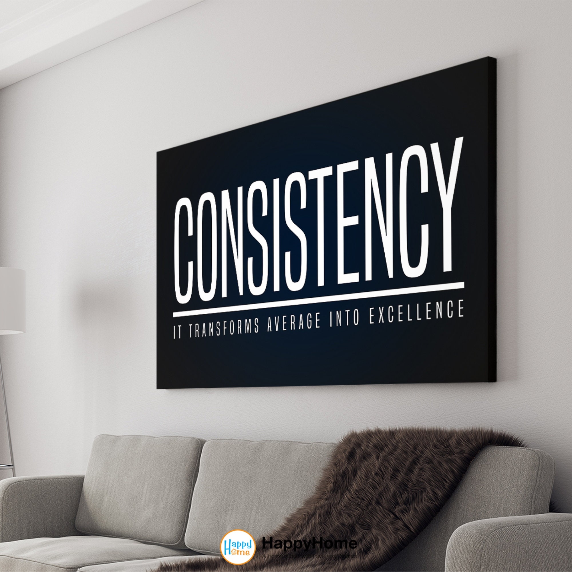 Consistency Definition Motivational Wall Art Inspirational - Etsy