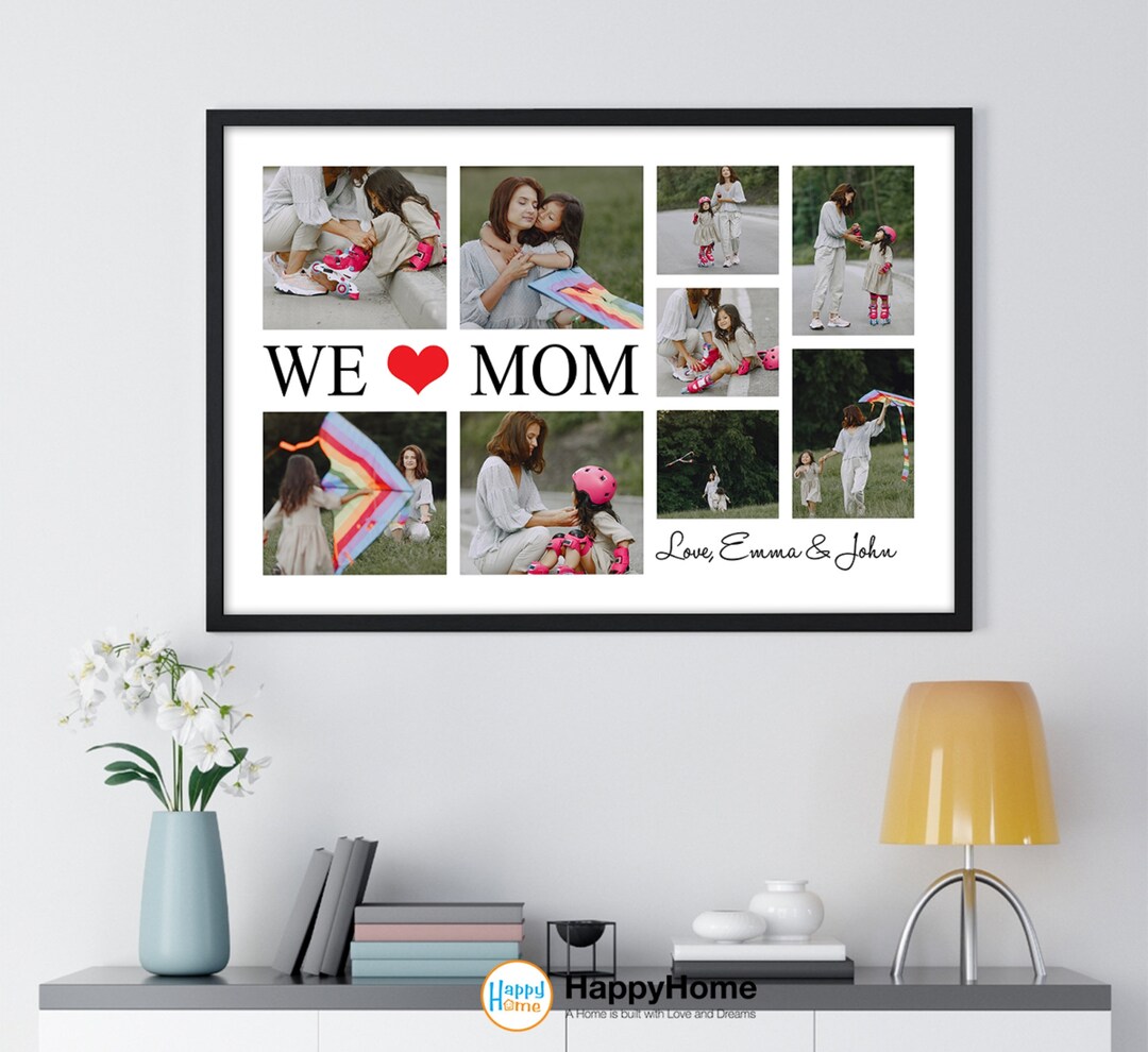 Personalized Gift for Mother Photo Collages Mother's Day Gift for Mom ...