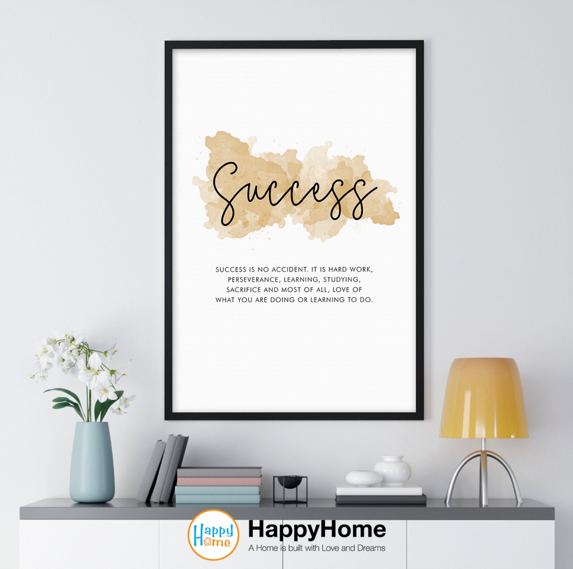 Success Wall Art Motivational Wall Art Poster Inspirational - Etsy