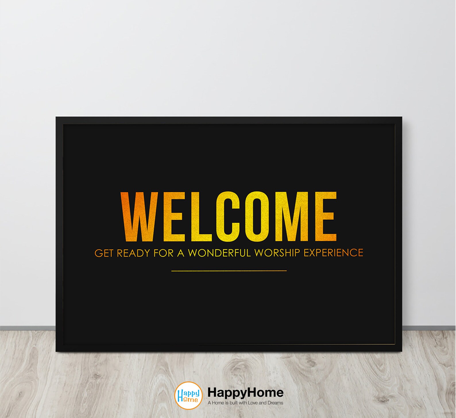 Welcome Wall Art Get Ready for Wonderful Worship Inspirational Office ...