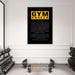 Gym Prayer Wall Art Room Decor Gym Prayer Sign Gym Poster Fitness Sign ...