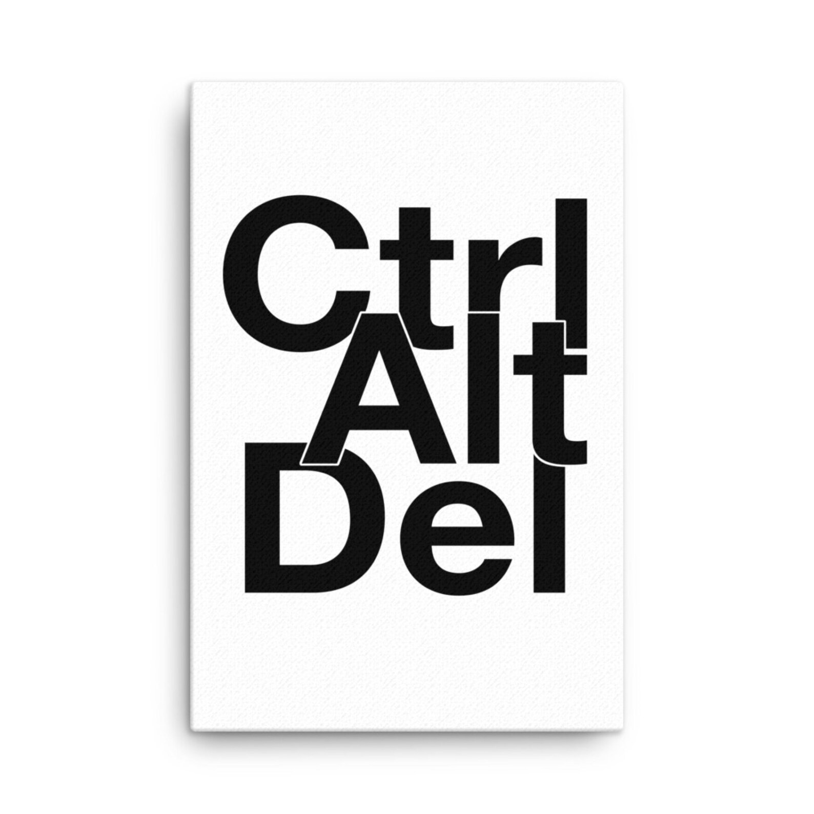 Ctrl Alt Del Poster Motivational Inspiration Quotes Wall Art - Etsy