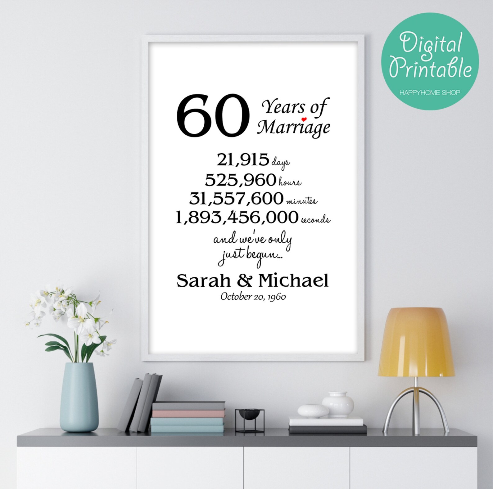 DIGITAL Printable Personalized Engagement Wall Art Custom - Etsy