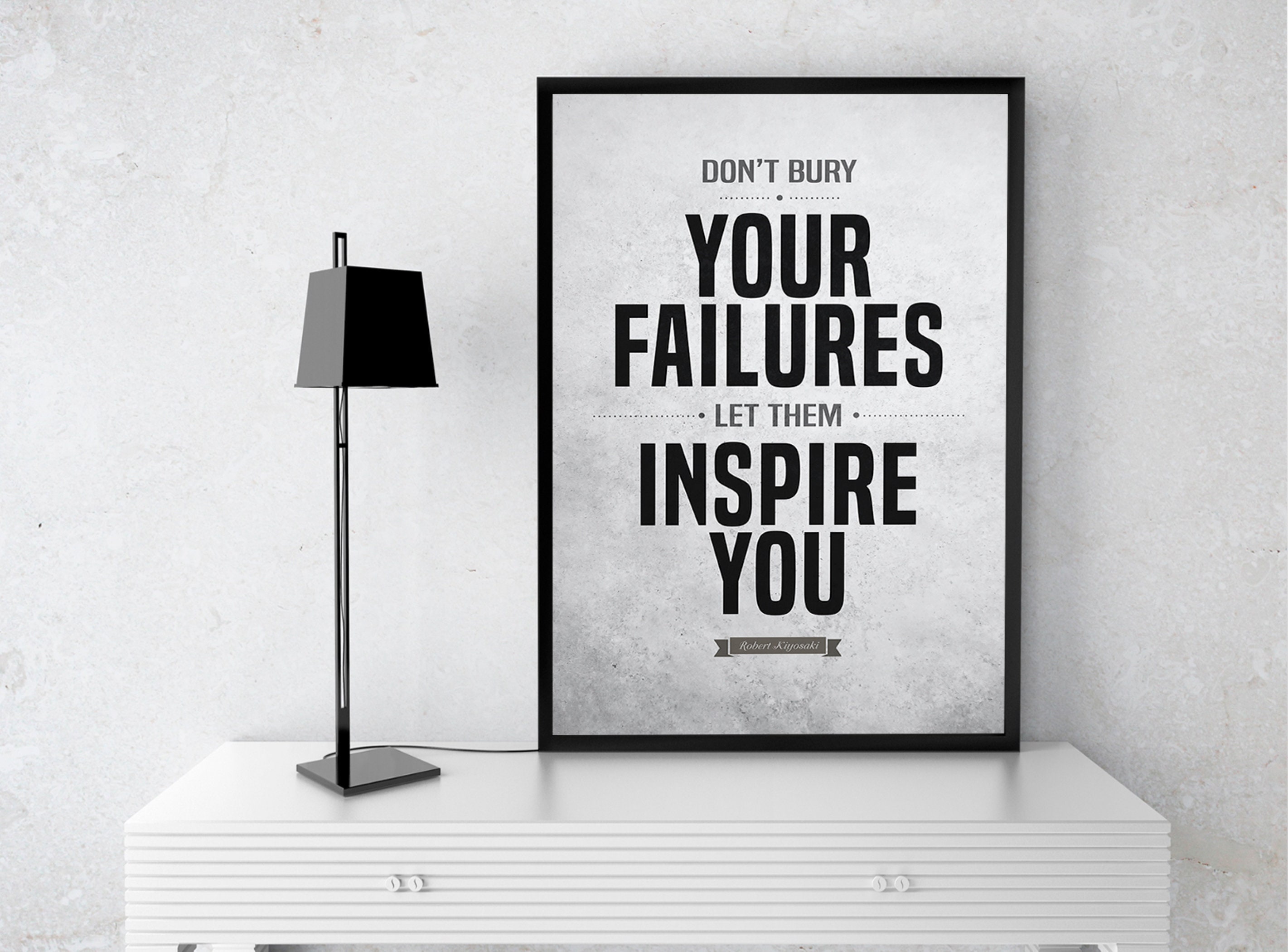 Motivational Inspirational Quotes Poster Don't Bury Your | Etsy