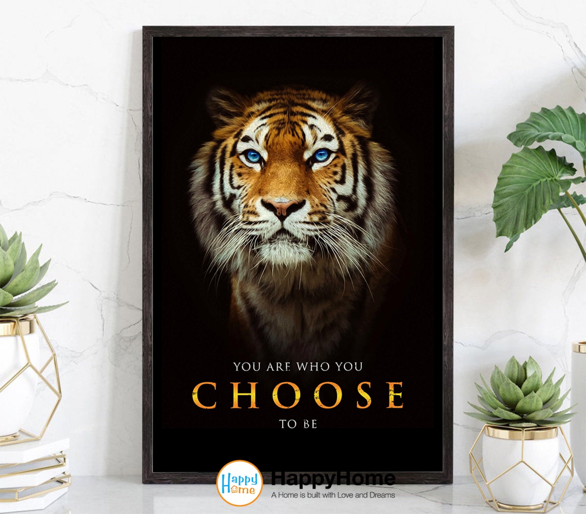 Tiger Poster Motivational Quotes Inspirational Wall Art You - Etsy