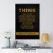 Philippians 4:8 Think on These Things | Bible Verse Wall Art | Modern ...