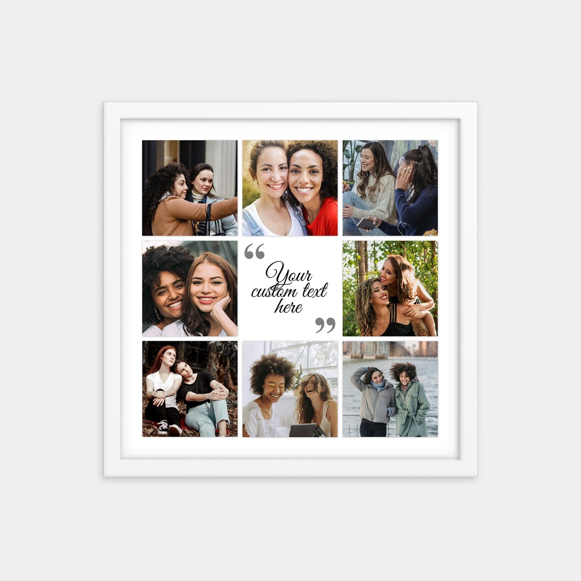 DIGITAL Printable Personalized Bestie Collage Photo Gift for - Etsy