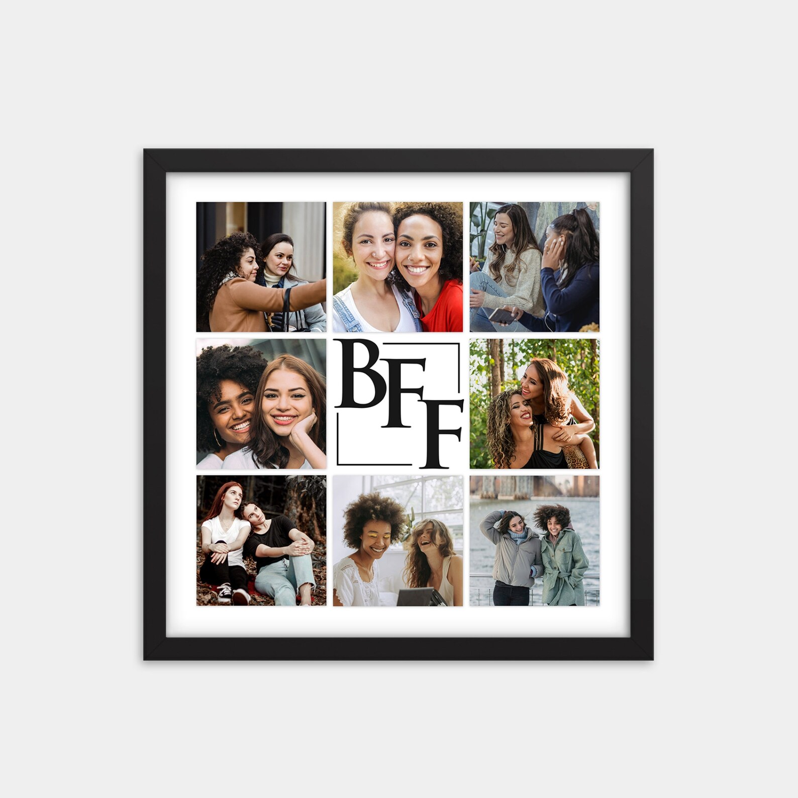 Personalized Bestie Collage Photo Poster Gift for Best Friends Custom ...