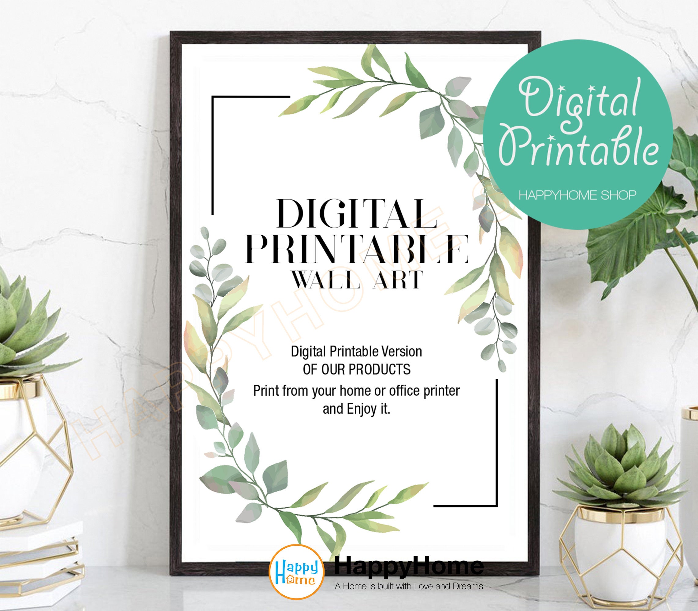 DIGITAL Printable Wall Art | Digital Downloadable Version of Our Wall ...