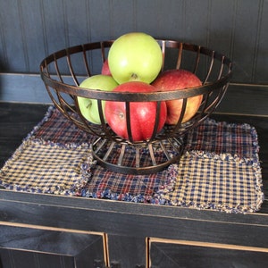 Primitive Rag Placemats, Candle Mat - Etsy