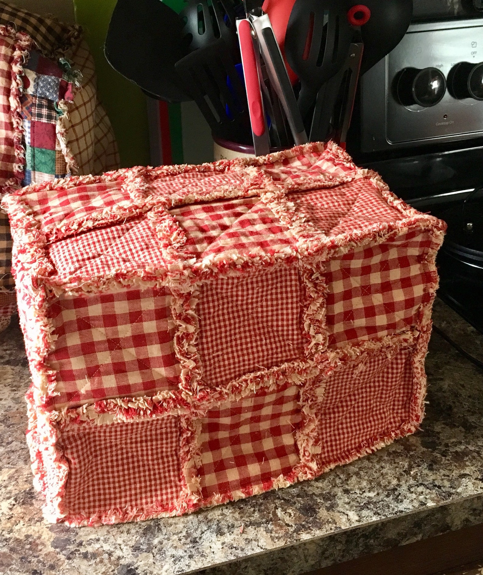 Primitive Rag Toaster Cover Reversible 2-slice or 4-slice - Etsy