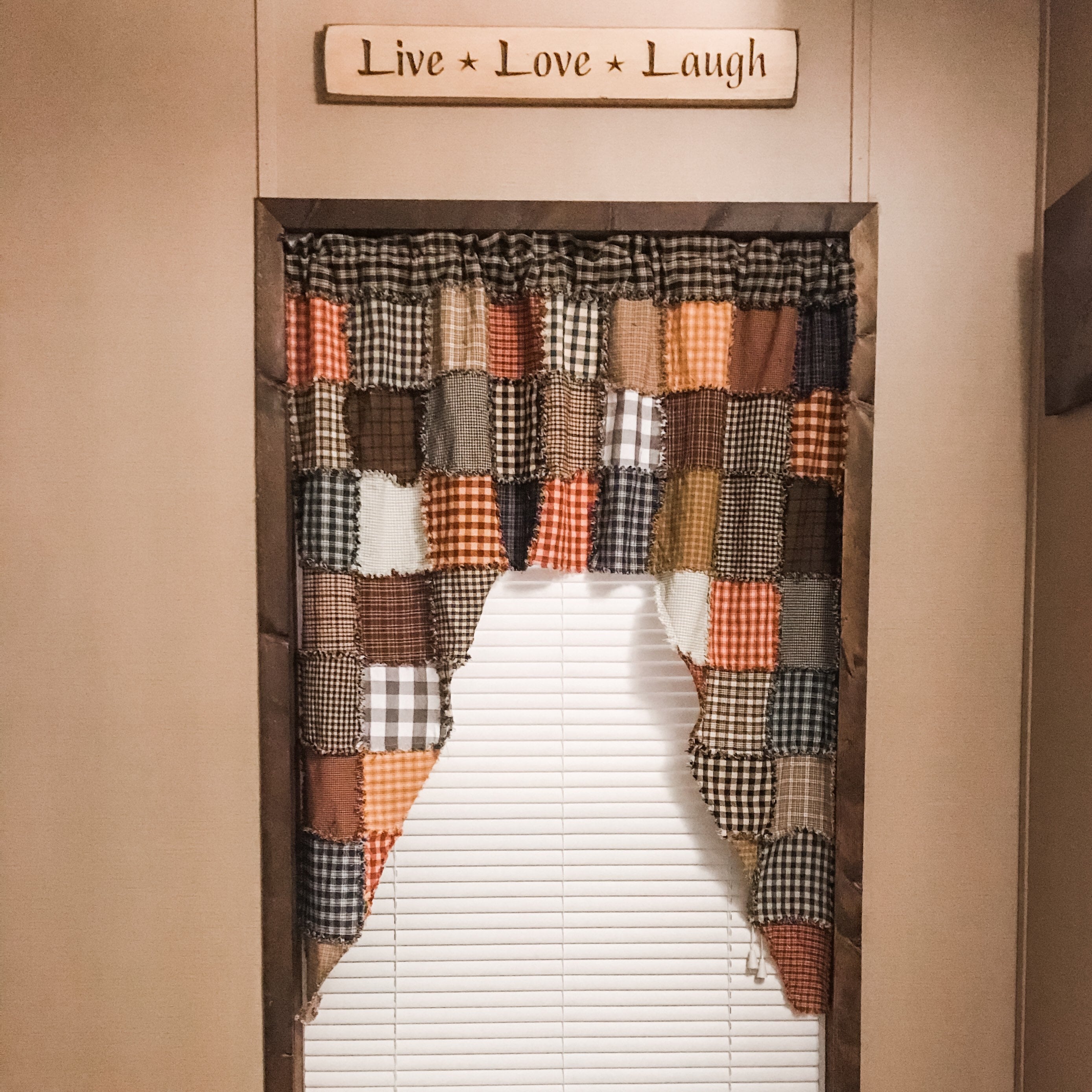 Primitive Rag Swag Valance Multi-color - Etsy