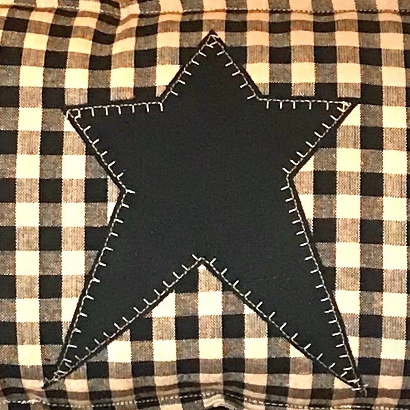 Primitive Star Throw Pillow, Lumbar Pillow, Choose Fabric - Etsy