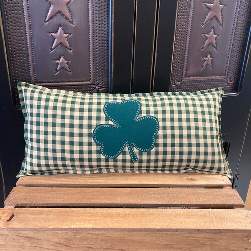 Primitive Lumbar Pillow With 3 Stars Country Throw Pillow - Etsy