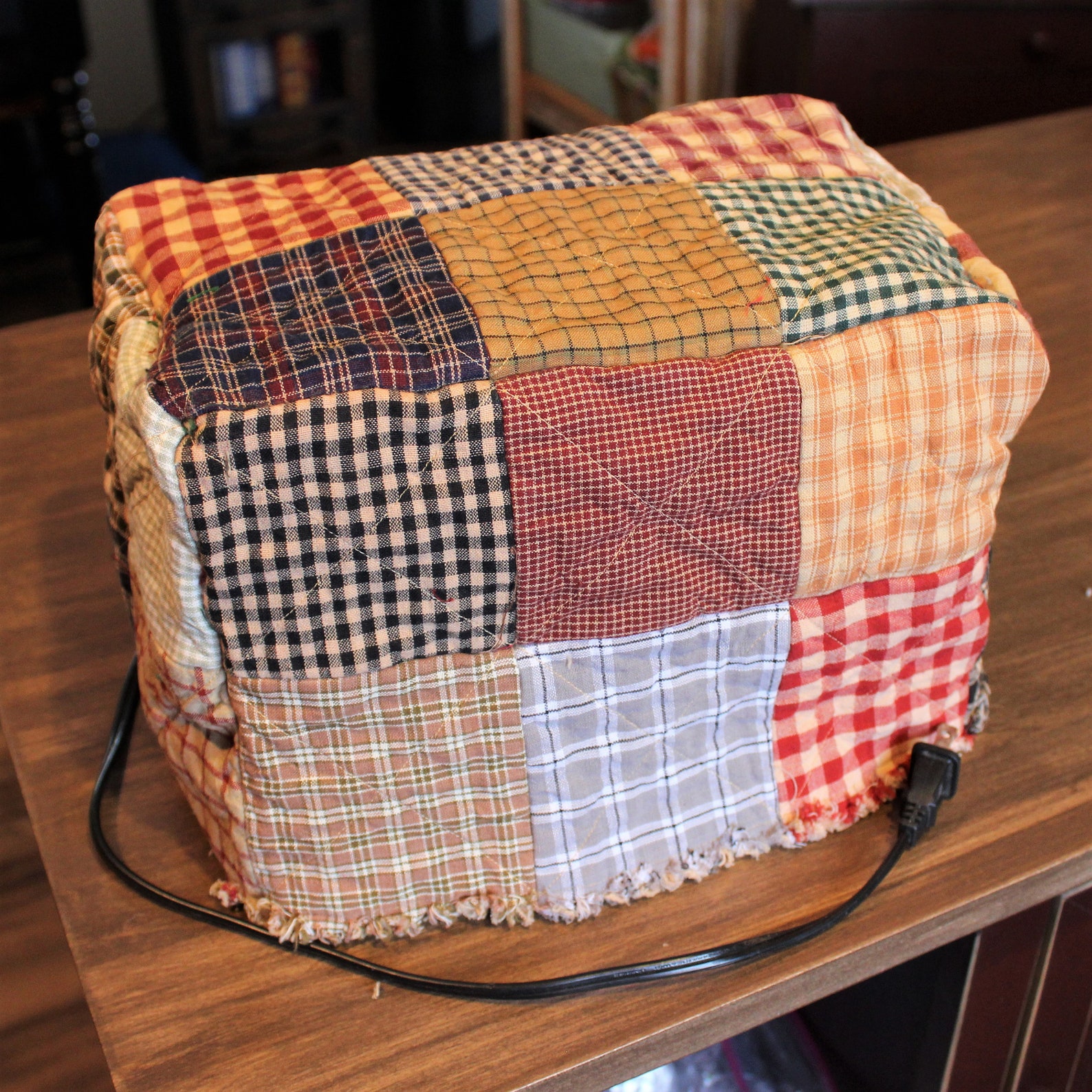 Primitive Rag Toaster Cover Reversible 2-slice or 4-slice - Etsy