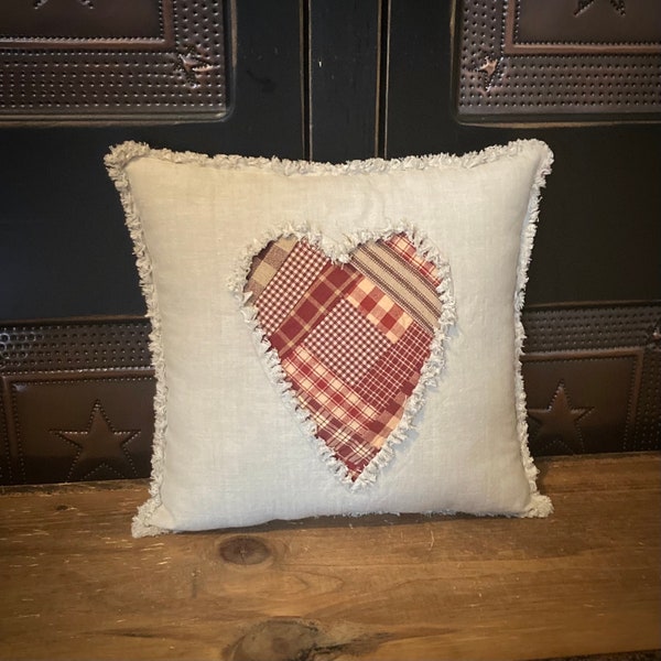 Rag Quilt Pillow - Etsy