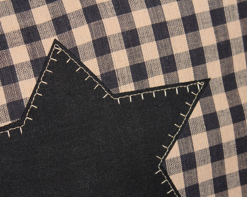 Primitive Star Throw Pillow, Choose Fabric - Etsy