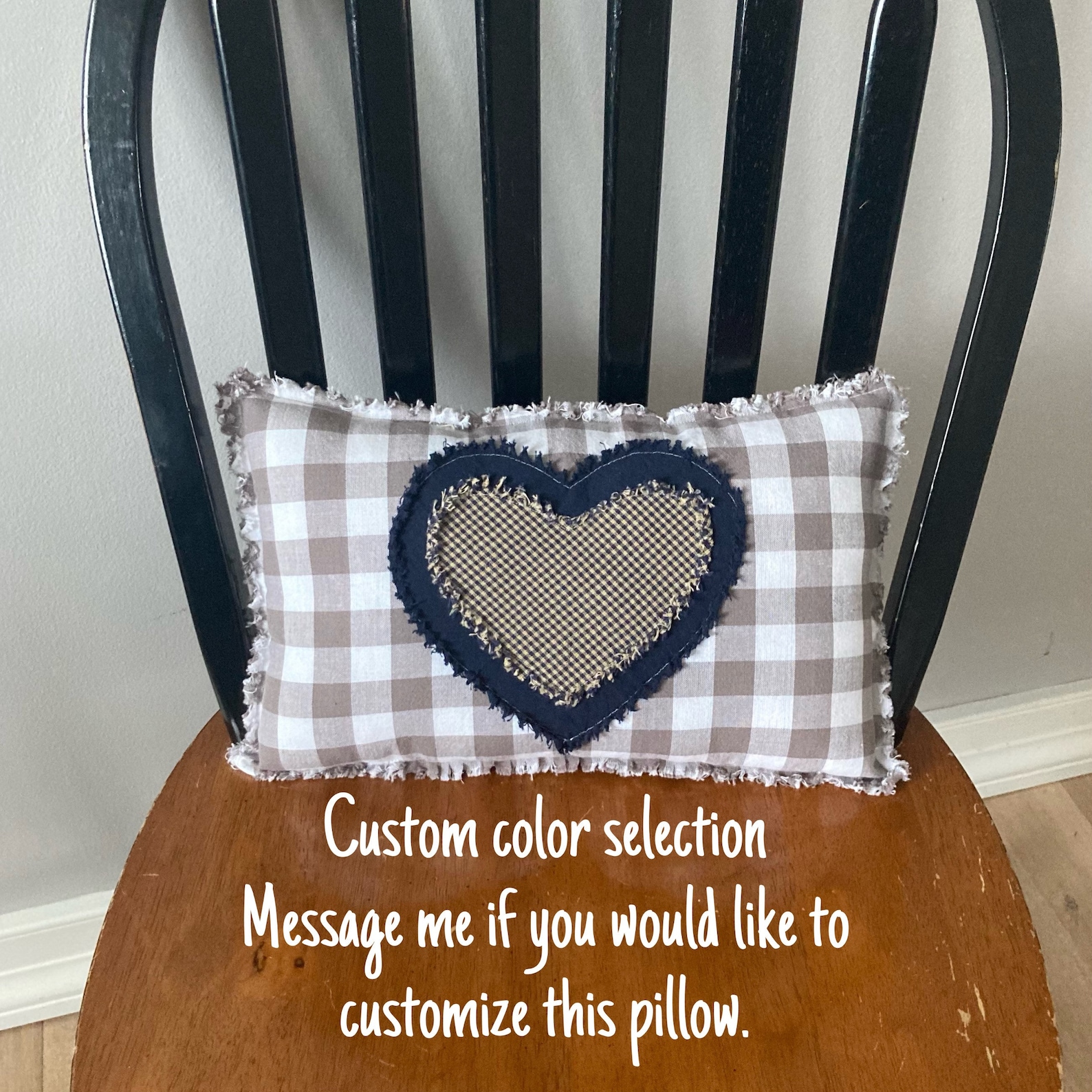 Primitive Sweetheart Rag Pillow, Valentine's Day Throw Pillow - Etsy