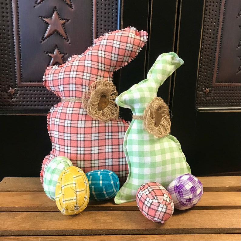 Primitive Easter Bunnies Bunny Family - Etsy