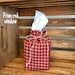 Primitive Tissue Box Cover Farmhouse Tissue Box Cover - Etsy
