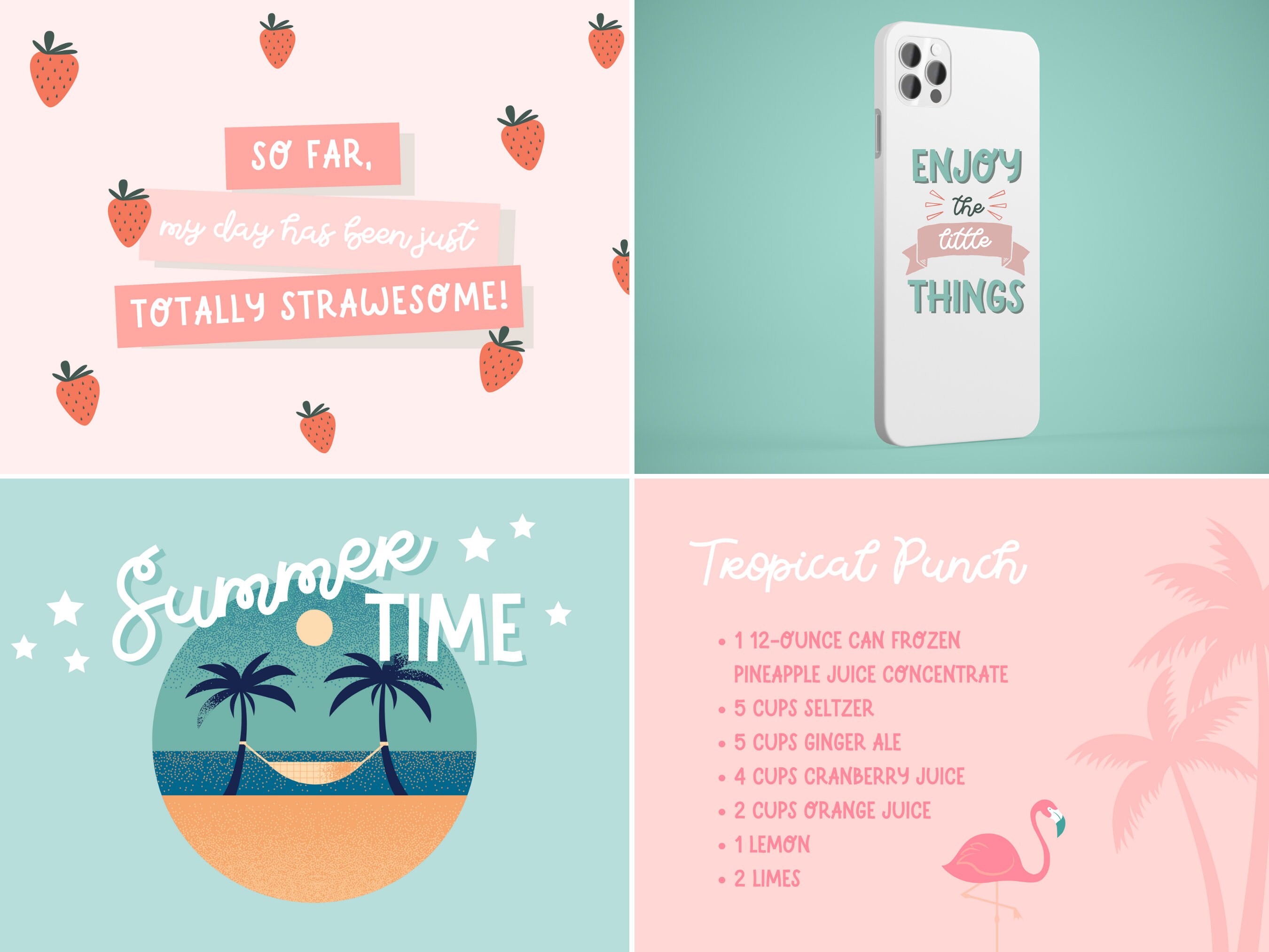 Cute Font Bundle Procreate Fonts Cute Fonts Canva Font - Etsy