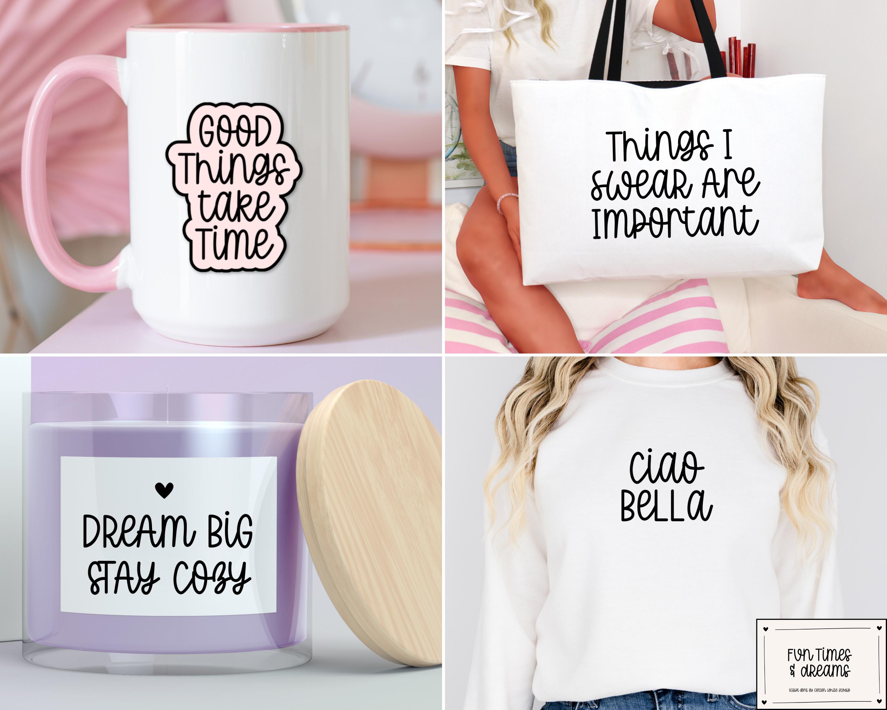 The Cute & Cursive Font Bundle | Elegant Fonts | goodnotes Fonts ...