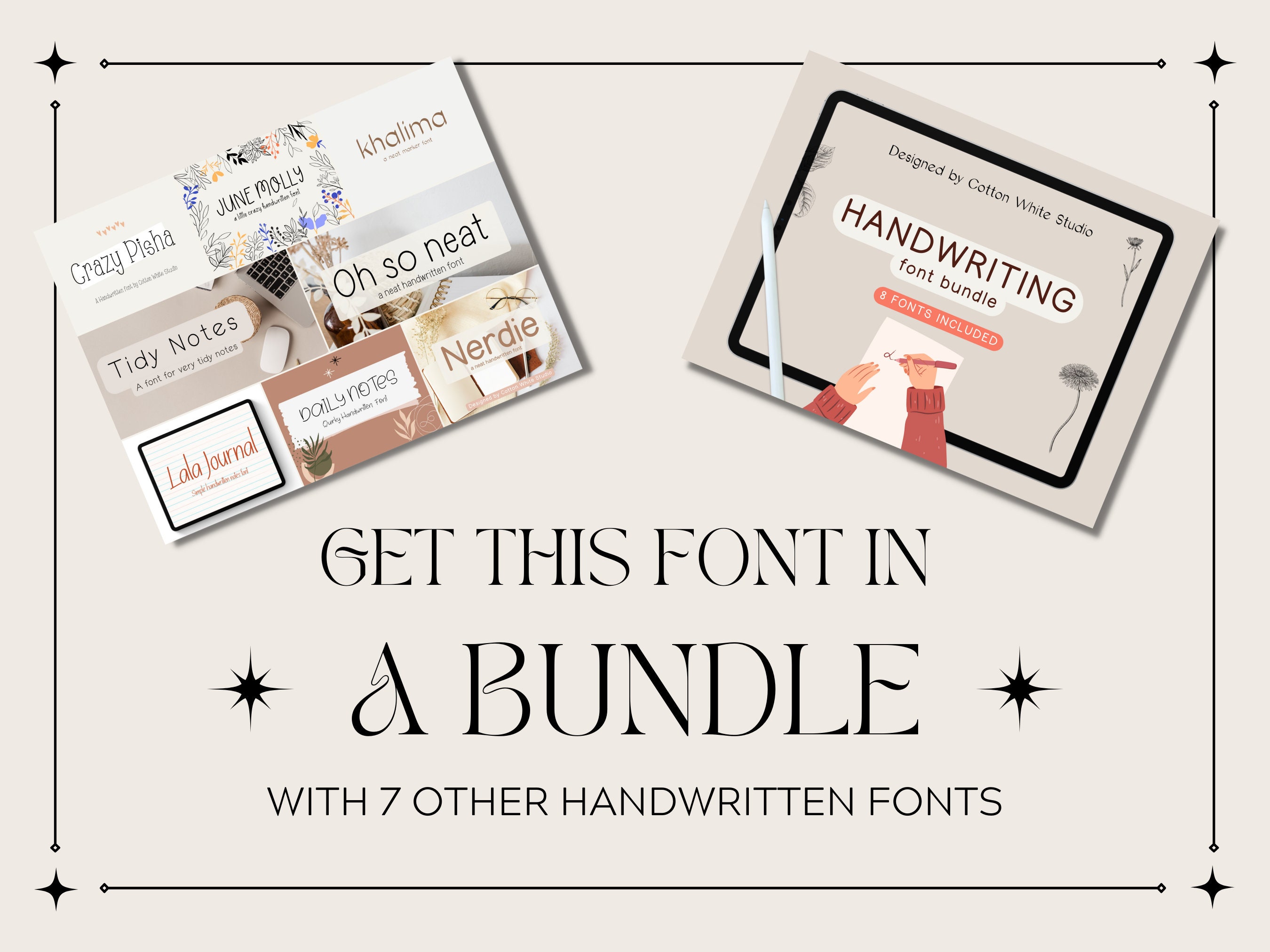 Tidy Notes Handwritten Font Goodnotes Fonts canva Fonts - Etsy Australia