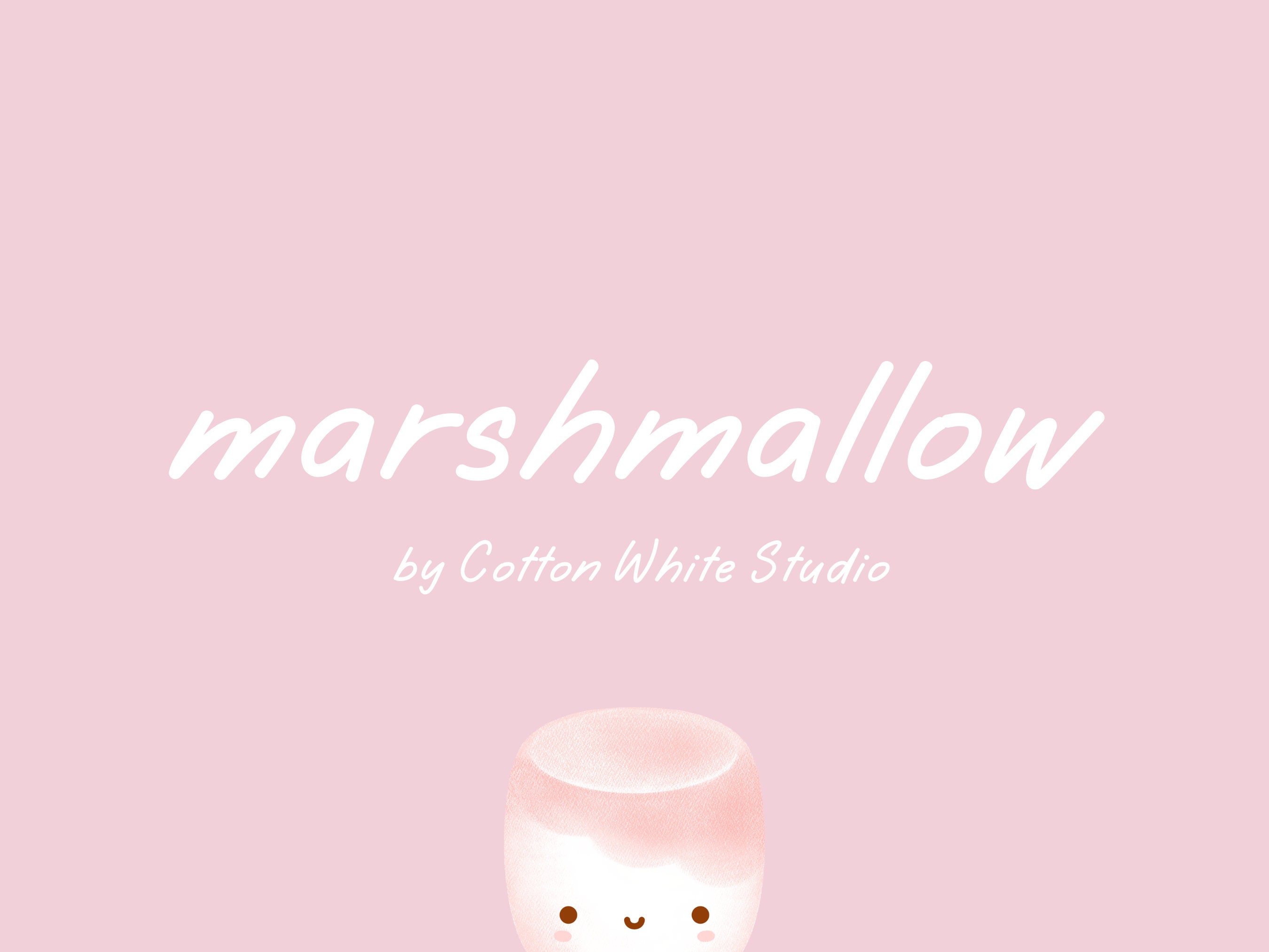 Marshmallow Font Goodnotes Fonts Note Fonts Note Taking - Etsy