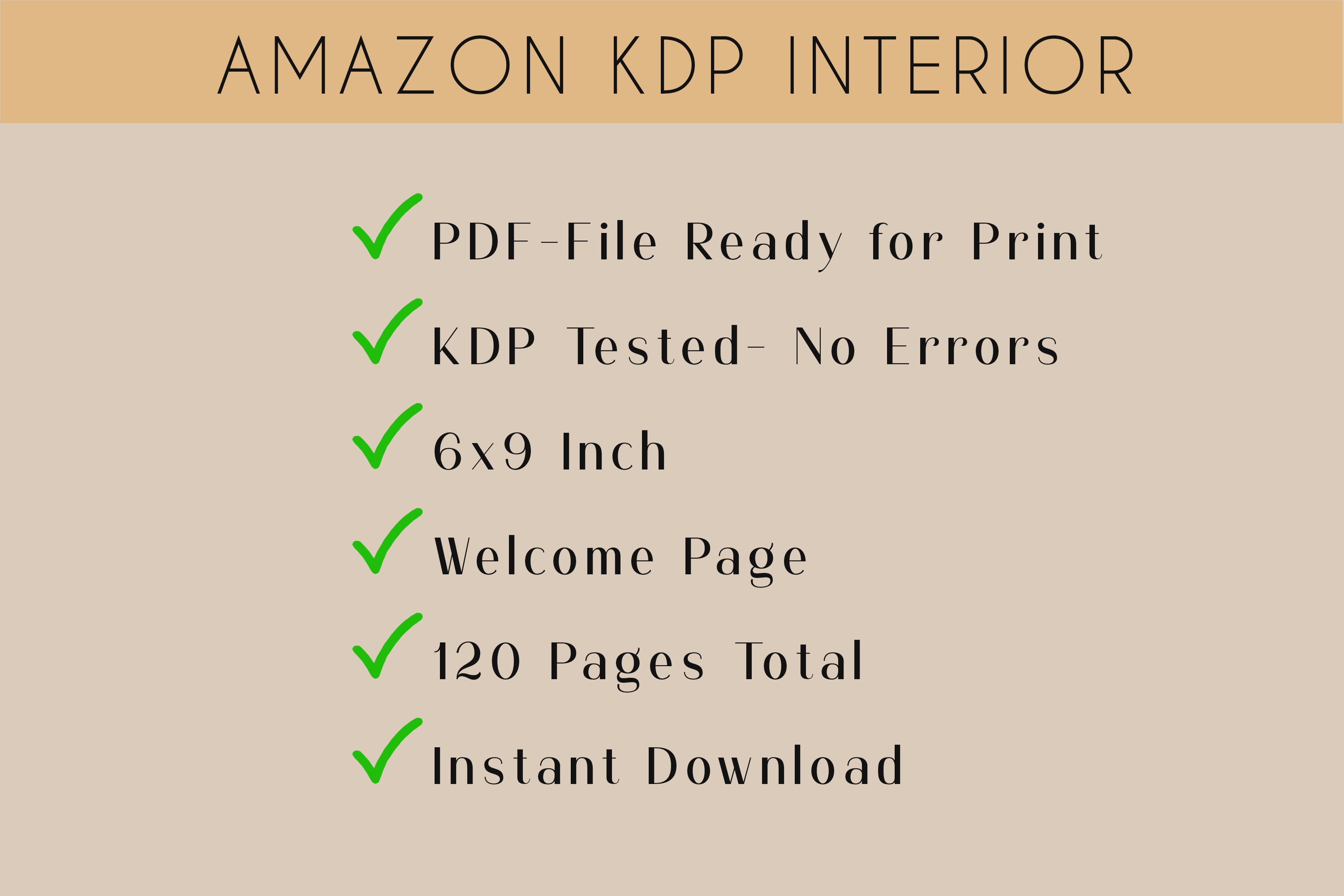 Paper & Party Supplies 120 pages 6x9 Commercial Use english ready for ...