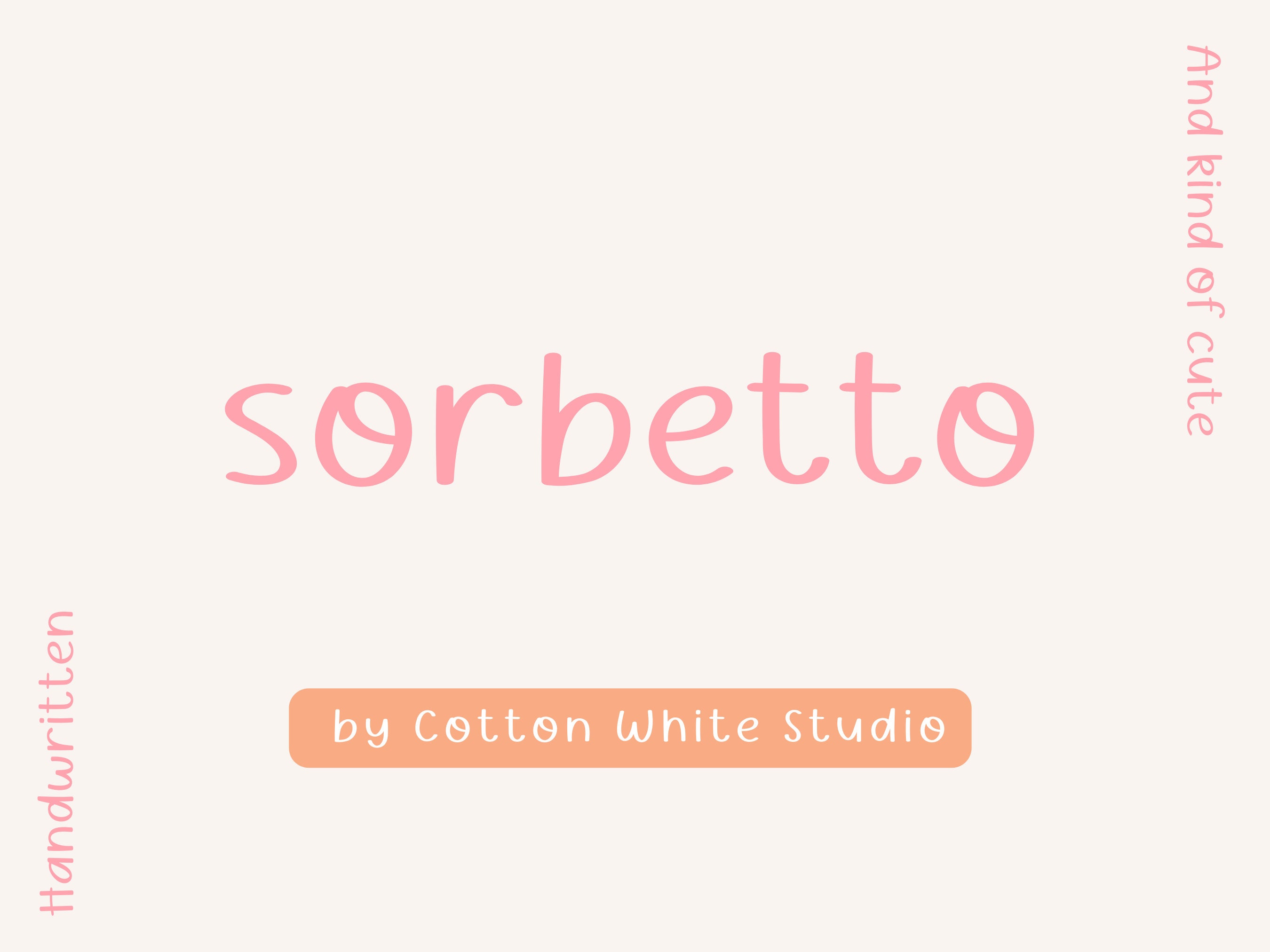 Sorbetto Handwritten Font Procreate Fonts goodnotes Fonts Planner Fonts ...