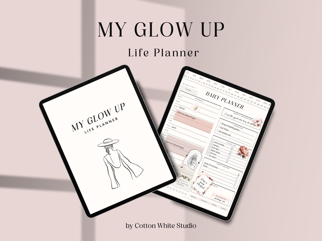 Glow up Life Planner | Manifestation Planner | Goodnotes Planner | iPad ...