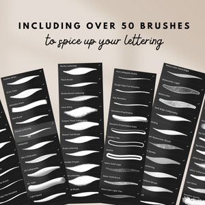 The Big Lettering Brush Bundle for Procreate | Calligraphy Brush | Lettering Brush Procreate ...