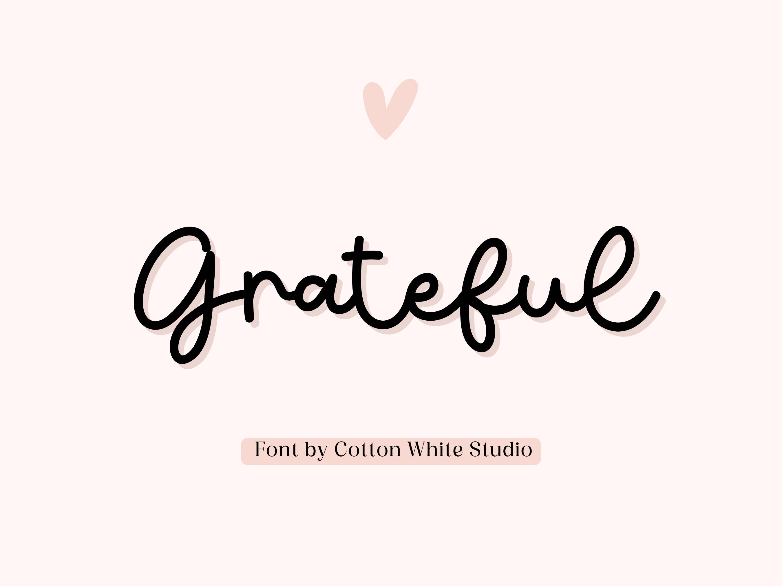 Grateful Font Handwritten Font Cricut Fonts Boho Font Cursive Font ...