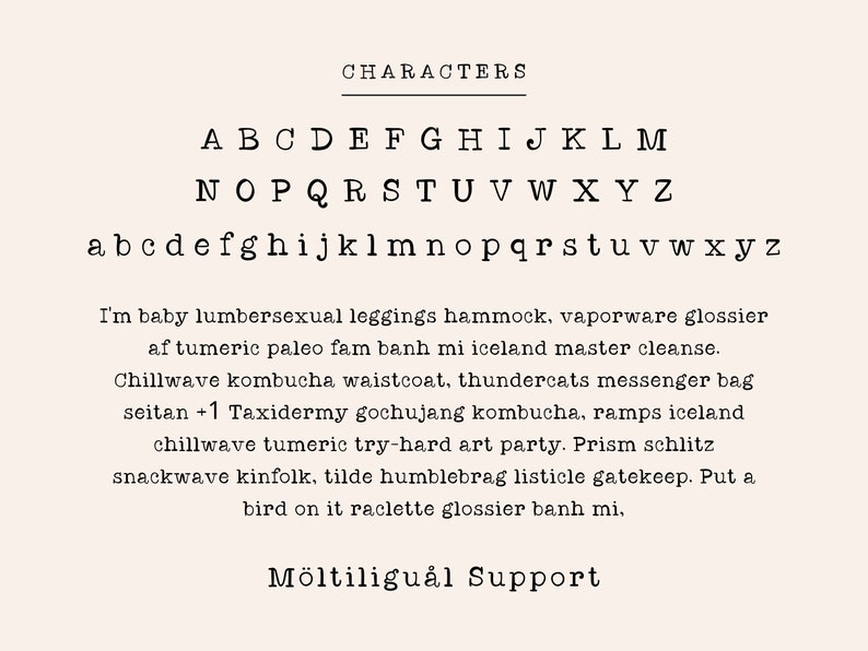 Silly Typewriter Handwritten Font Fonts for Cricut - Etsy