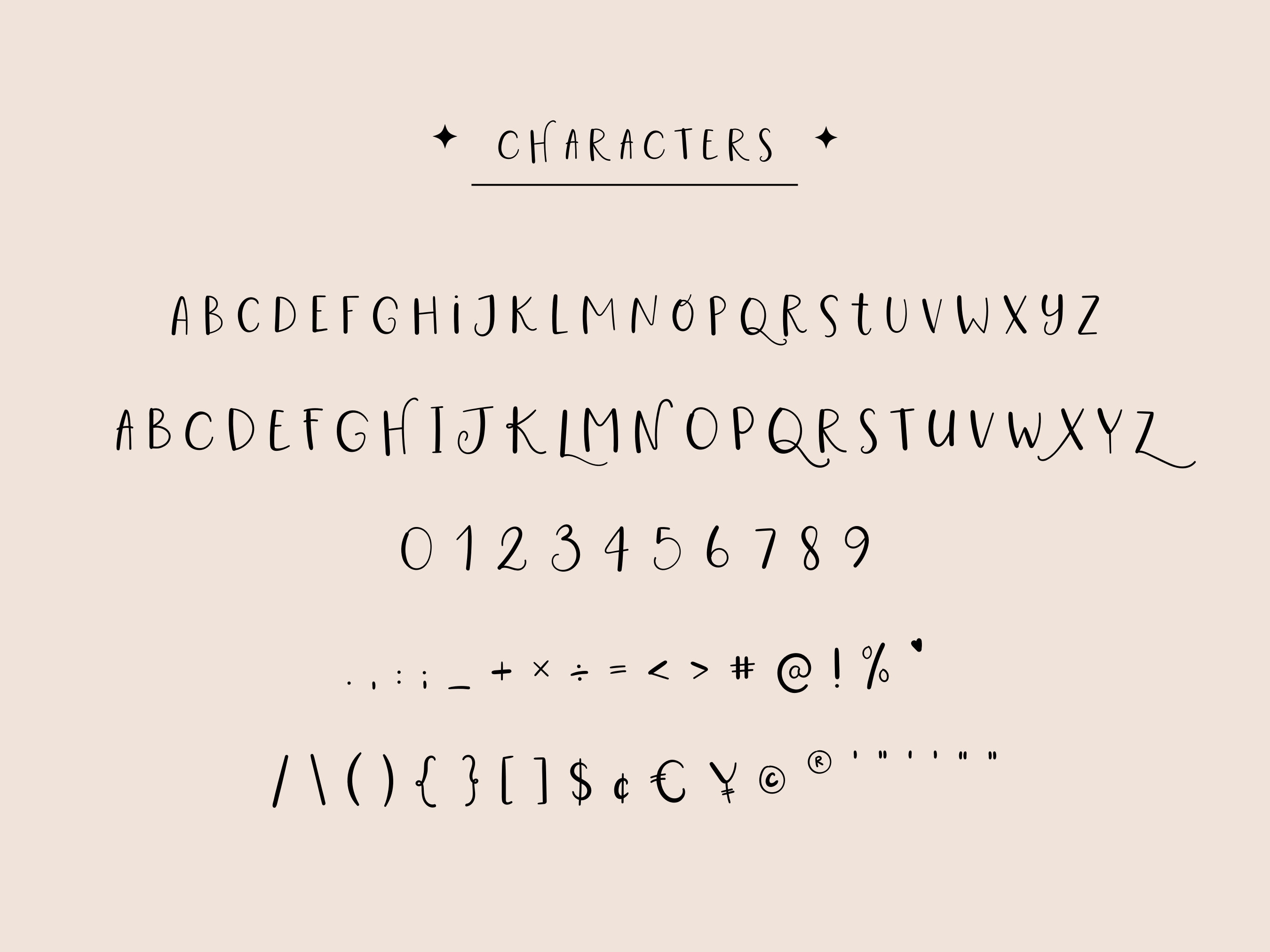 Wonderland Fun & Quirky Handwritten Font TTF / OTF Playful Font ...