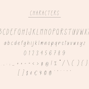 Farmhouse Handwritten Font | Goodnotes Font | Note-taking Font | Study ...