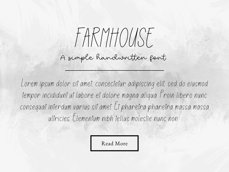 Farmhouse Handwritten Font | Goodnotes Font | Note-taking Font | Study ...