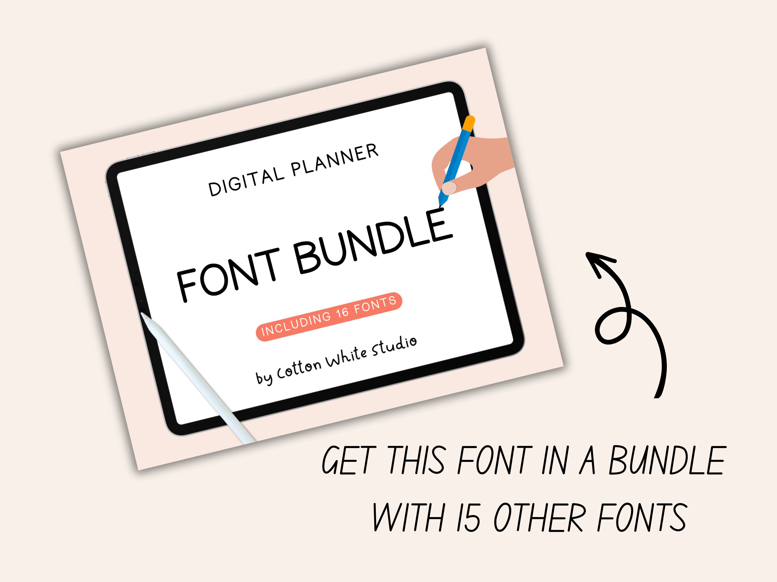 Fish Bones Quirky Font, Goodnotes Fonts, Note Fonts, Note Taking Fonts ...