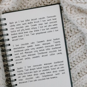 Cinnamon Rolls Cute Font, Goodnotes Fonts, Note Fonts, Note Taking ...