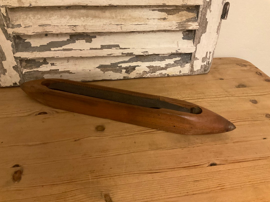 A Lovely Large Antique Weaving Shuttle - Etsy