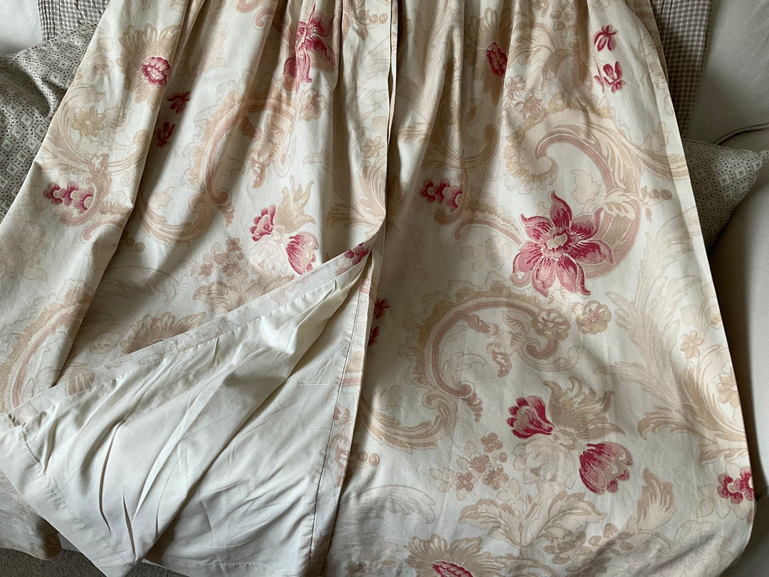 Laura Ashley Baroque Raspberry Curtains in a Linen/cotton Mix - Etsy