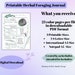 Herbal Foraging Journal: Printable, Fillable Worksheets for Herbal ...