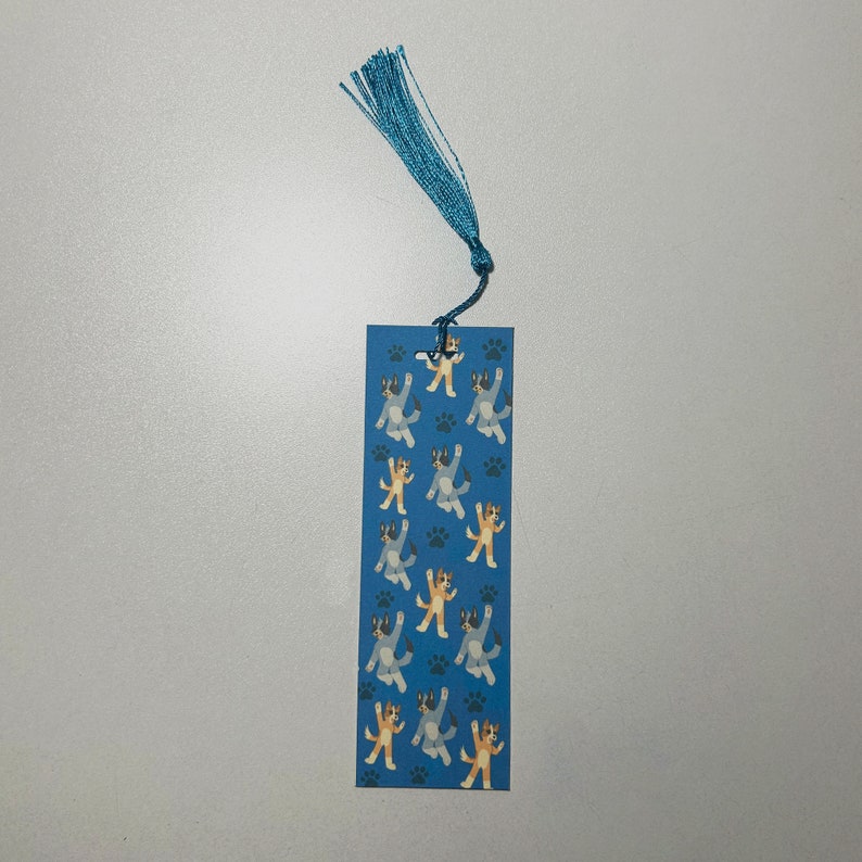Bluey Bingo Bookmark | Gift for Readers | Book Lovers | Kids TV Show - Etsy