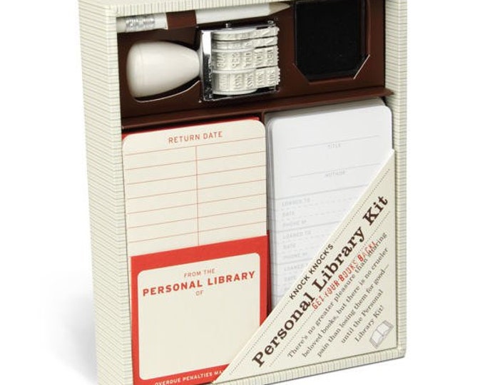 Personal Library Kit. Knock Knock. Free Personalisation on Box. Ideal ...