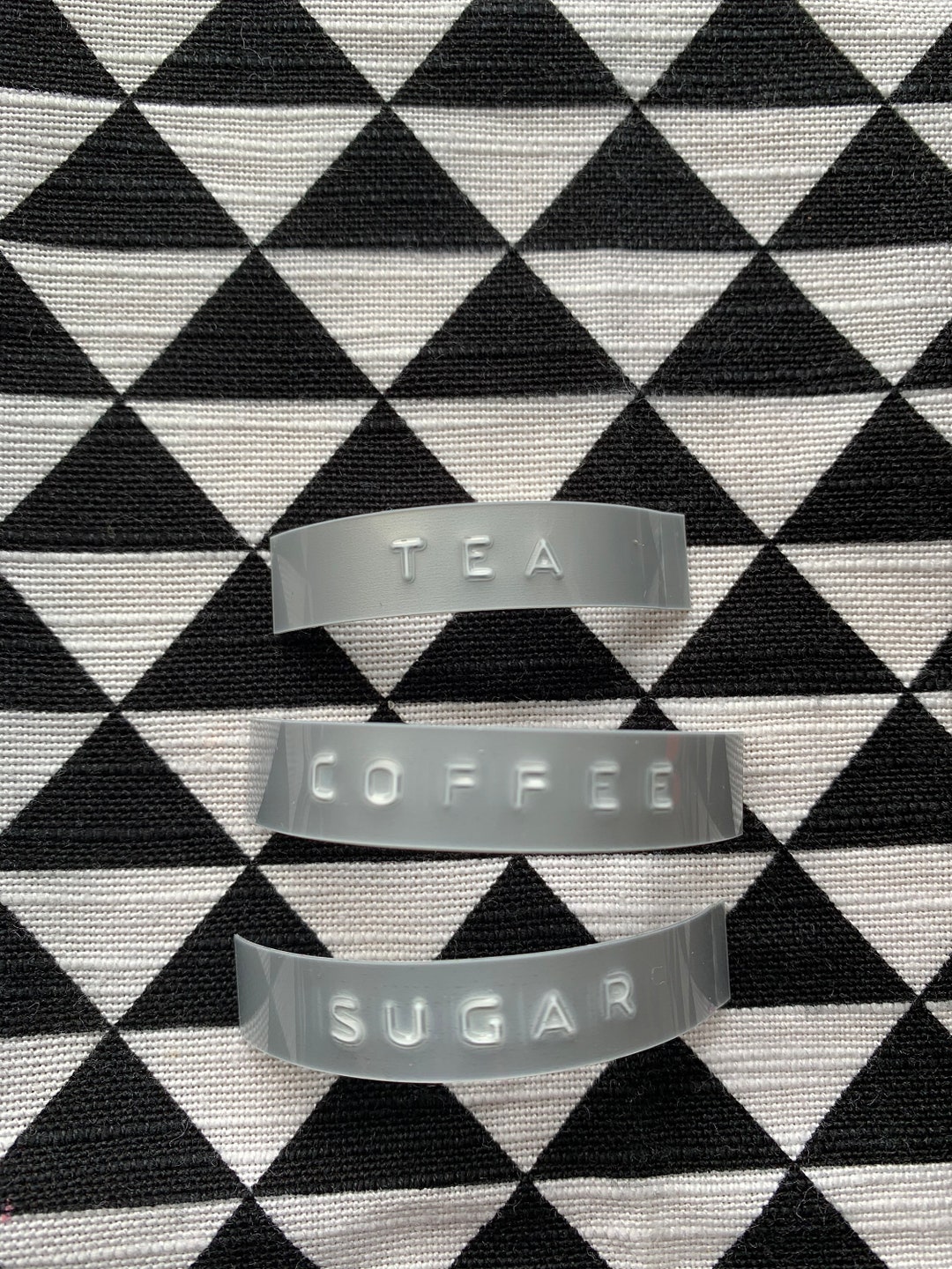 Retro Embossed Labels. Wrong Type Design. Simply Peel off the Back and ...