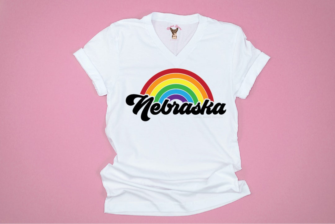 Nebraska Svg, Rainbow Svg, Nebraska, Retro Svg, Vintage, Downloads, Eps ...