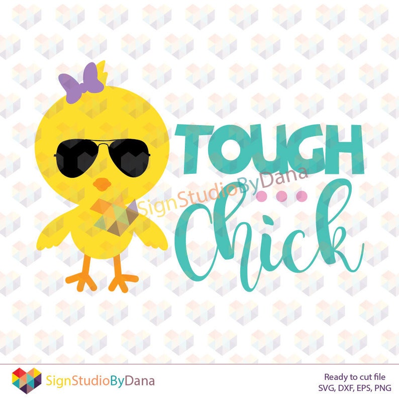 Tough Chick, Tough Chick SVG, Easter, Easter Svg, Girl Easter, Svg, - Etsy