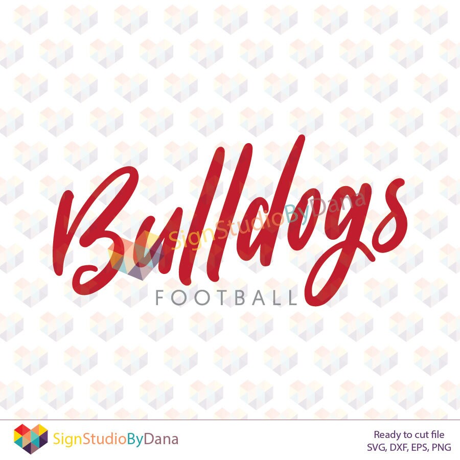 Bulldogs Football, Svg, Eps, Png, Dxf, Bulldogs Football Svg, Bulldogs ...