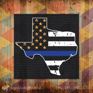 Blue Line Texas Svg, Thin Blue Line Svg, Thin Blue Line, Download, Cut ...